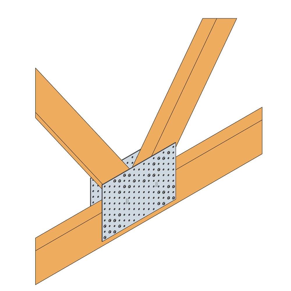 Simpson Strong Tie Nail Plate - 200 x 100mm | IronmongeryDirect | Same ...