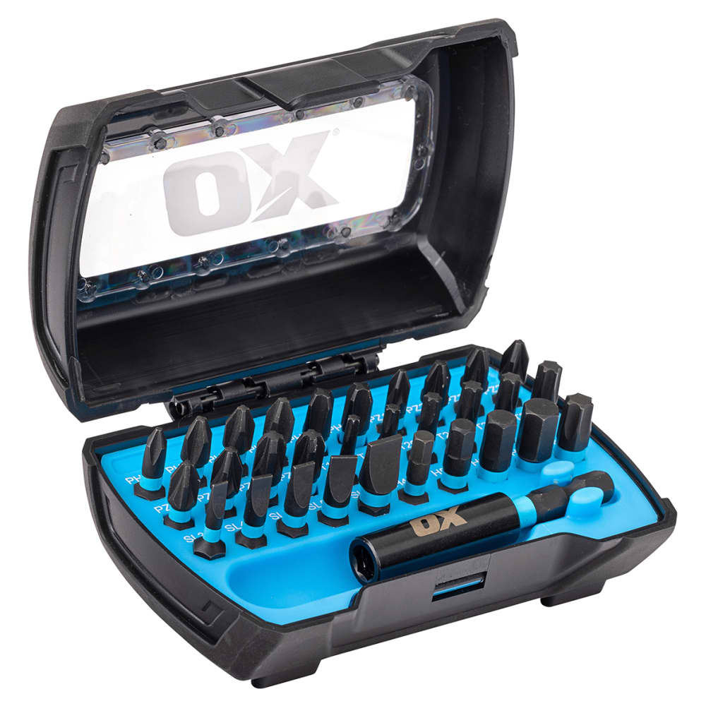OX Pro Impact Driver Bit Set Ã¢â‚¬â€œ 31 Pieces | IronmongeryDirect ...