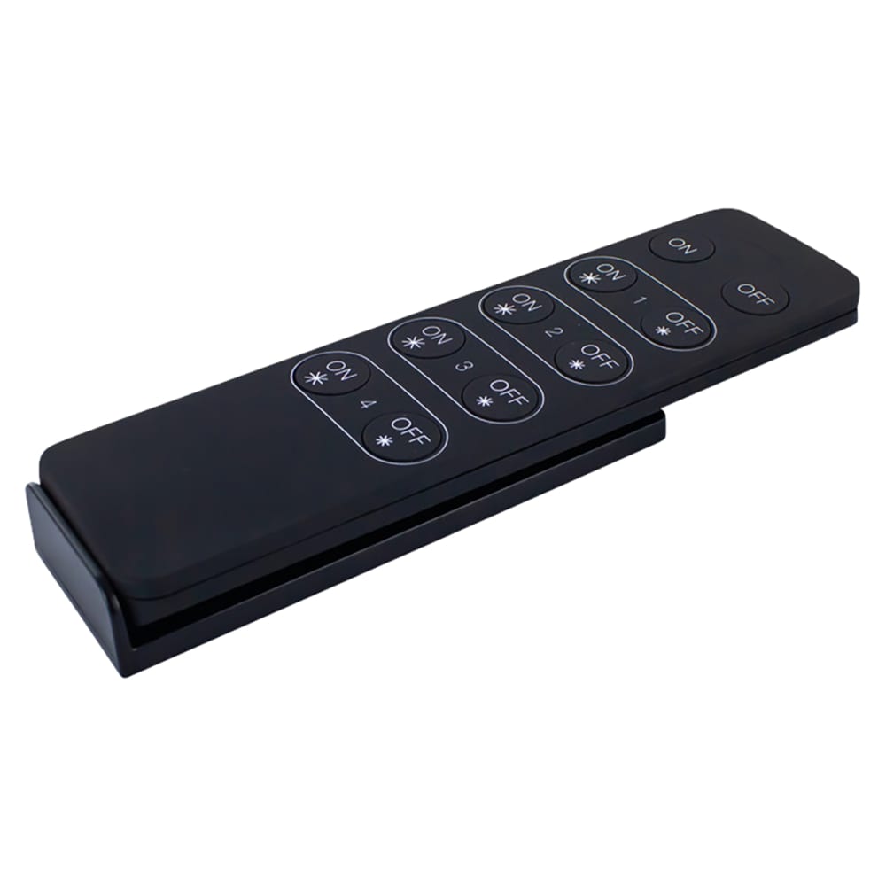 Integral LED 4 Zone Single Colour RF Receiver Handheld Remote Control ...