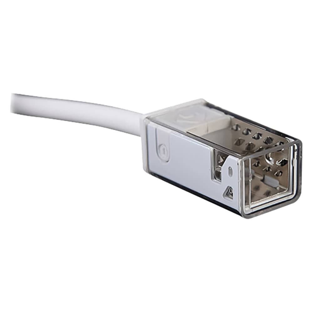 Integral LED Soldering Free Straight End Outlet Connector for 12 x 17mm ...