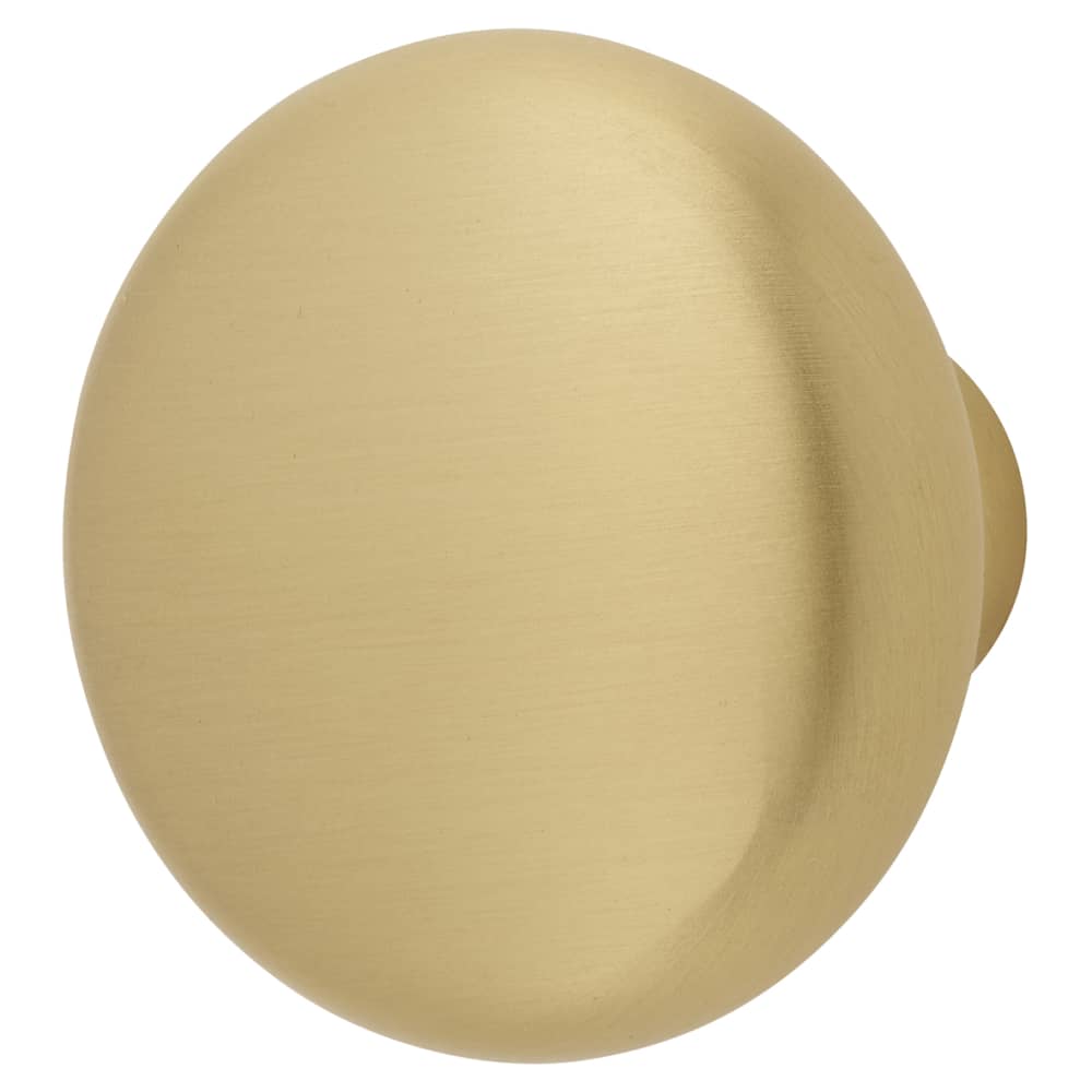 Alexander & Wilks Wade Round Cabinet Knob - 38mm Diameter - Satin Brass | IronmongeryDirect ...