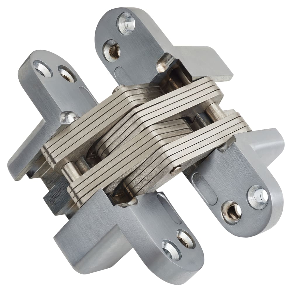 Altro Concealed Hinge - 117 x 29mm - Satin Chrome - Pair ...