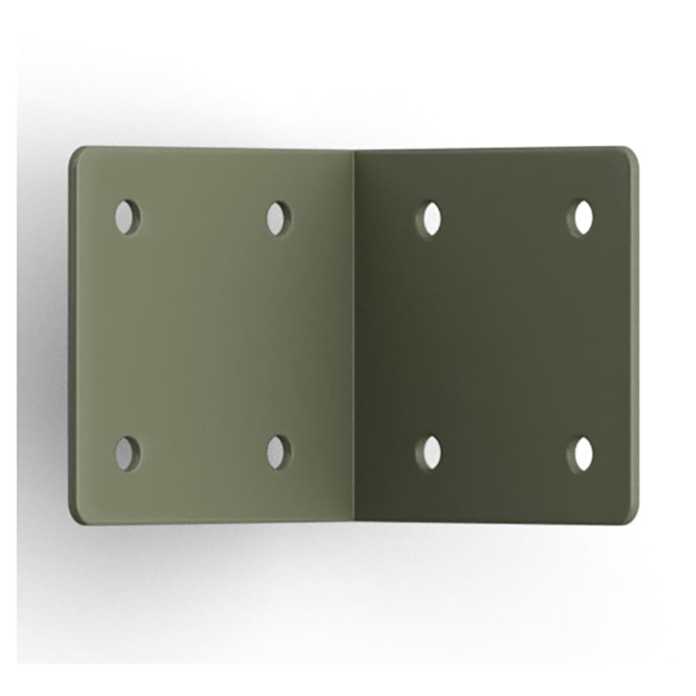 FenceMate Sleeper Angle Bracket - 85 x 80mm - Olive | IronmongeryDirect ...