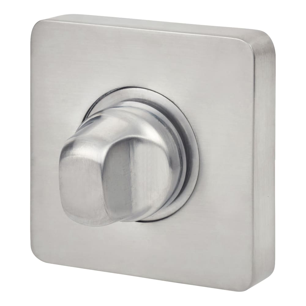 Jigtech Square Bathroom Turn & Release Set - Satin Chrome ...