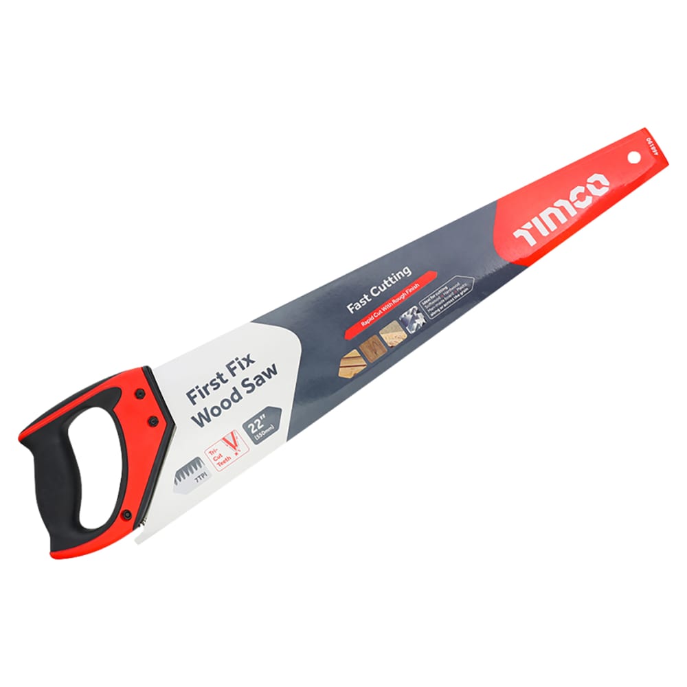 TIMCO First Fix 22"/ 550mm Wood Saw - 7 TPI | IronmongeryDirect | Same ...