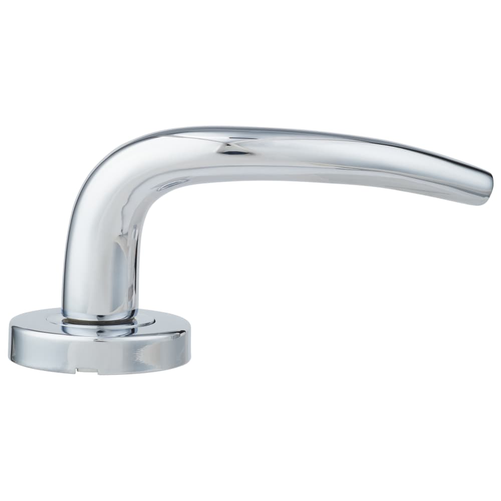 M Marcus Wing Lever Door Handle on Rose - Door Kit - Polished Chrome ...