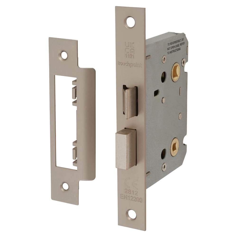 Touchpoint Contract Bathroom Lock - 76mm Case - 57mm Backset - Satin ...