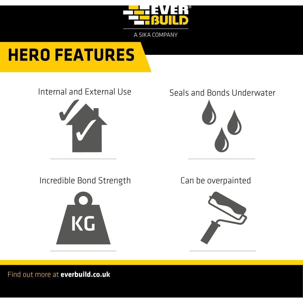 Everbuild Stixall Extreme Power Multi-Purpose Building Sealant ...