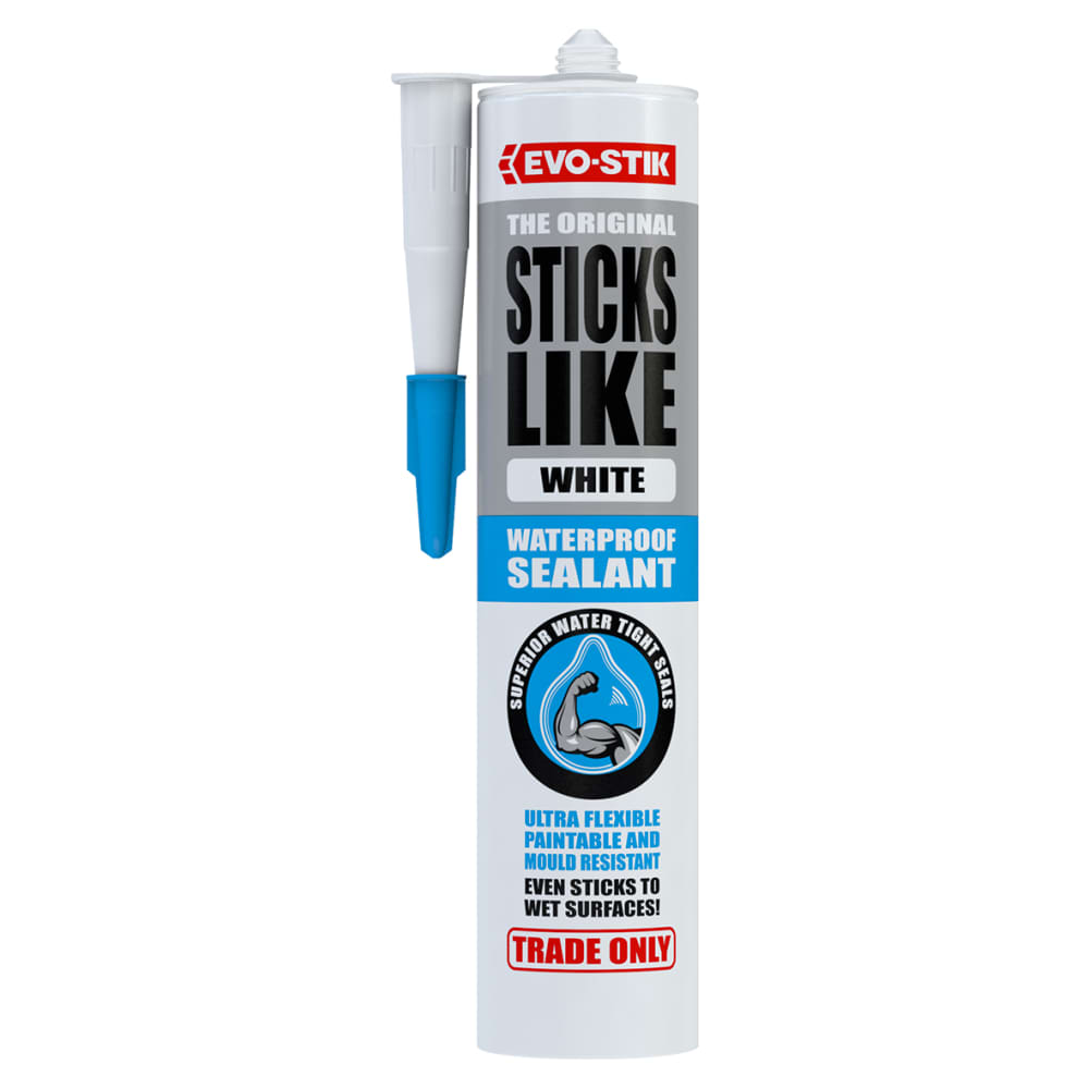 Evo-Stik Sticks Like Sh-t Sealant - 290ml - White | IronmongeryDirect ...