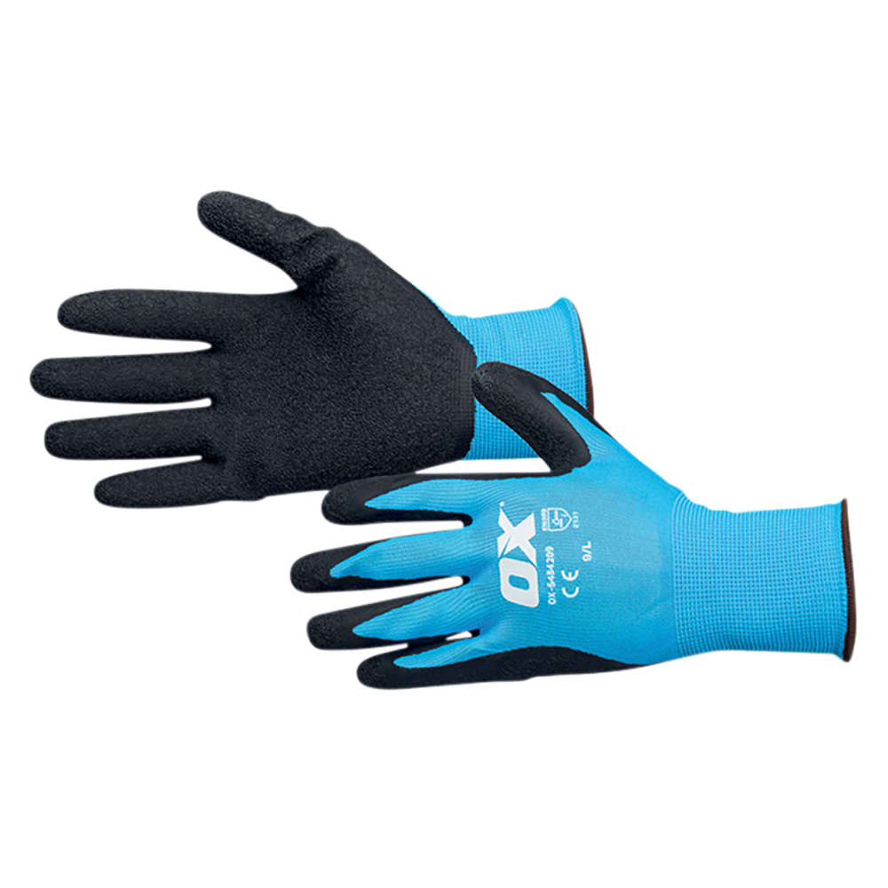 OX Latex Flex Gloves - XL | IronmongeryDirect | Same Day Despatch