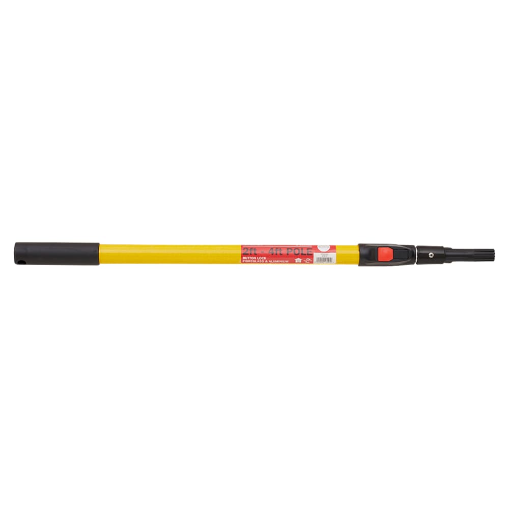 ProDec Button Lock Extension Pole - 2 - 4ft/0.6 - 1.2m Length ...