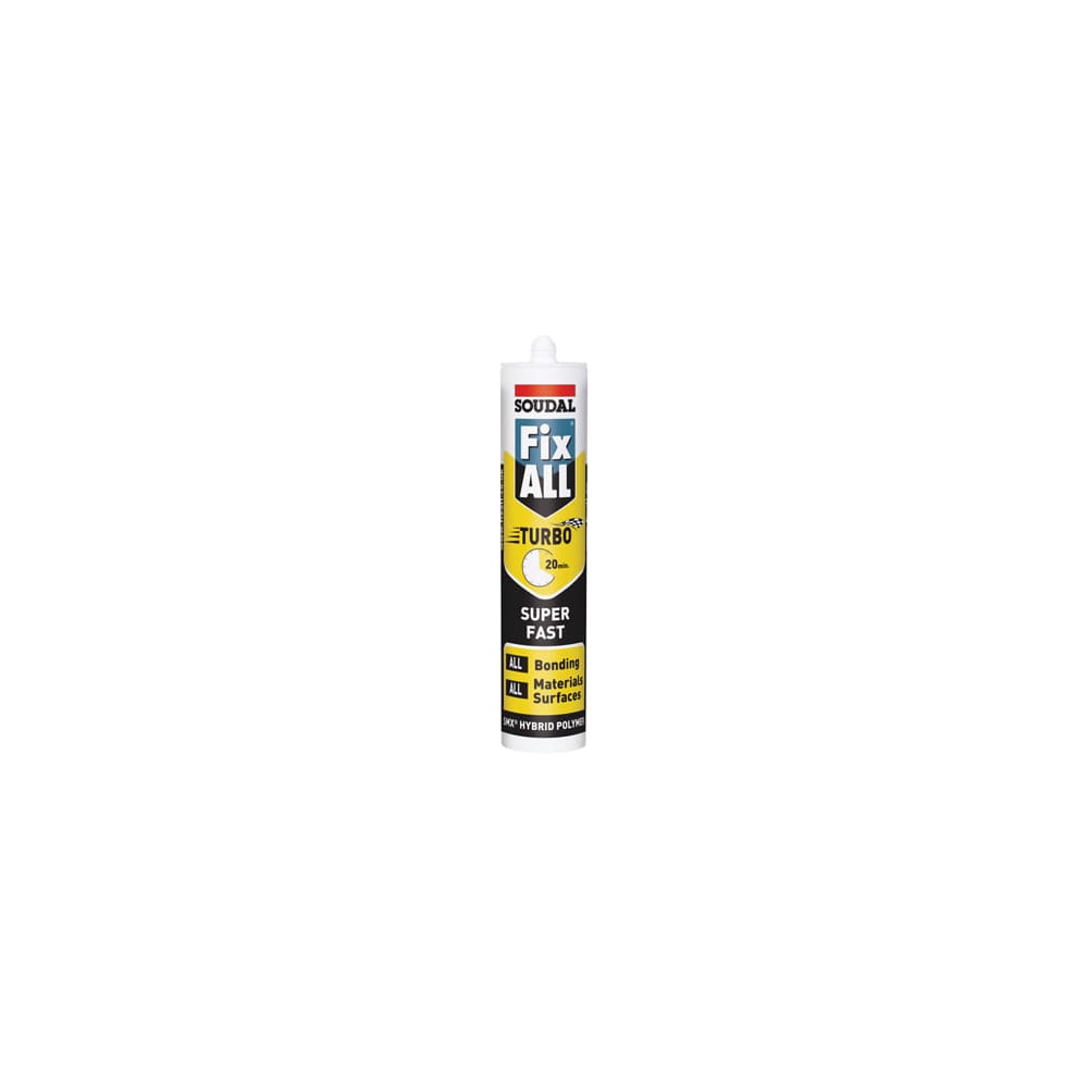 Soudal Fix All Turbo White | IronmongeryDirect | Same Day Despatch