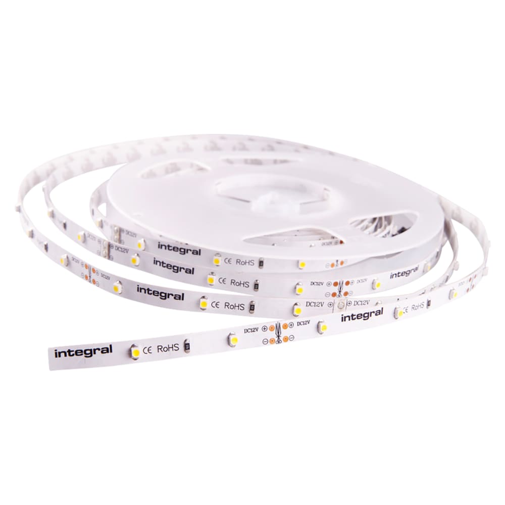 Integral LED 11.28W Flexible Dimmable LED Strip Light - IP33 - 5000mm ...