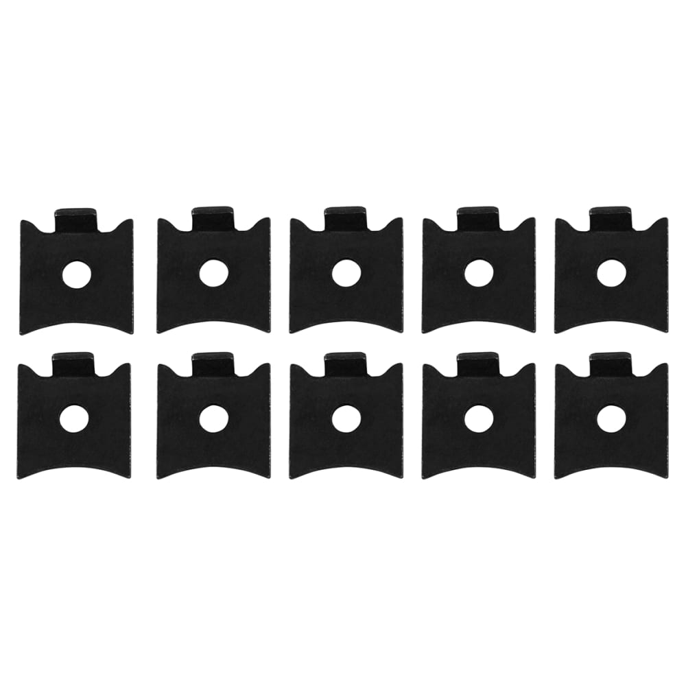 Altro Standard Flat Bookcase Clip - Black Powder Coated - Pack of 10 ...