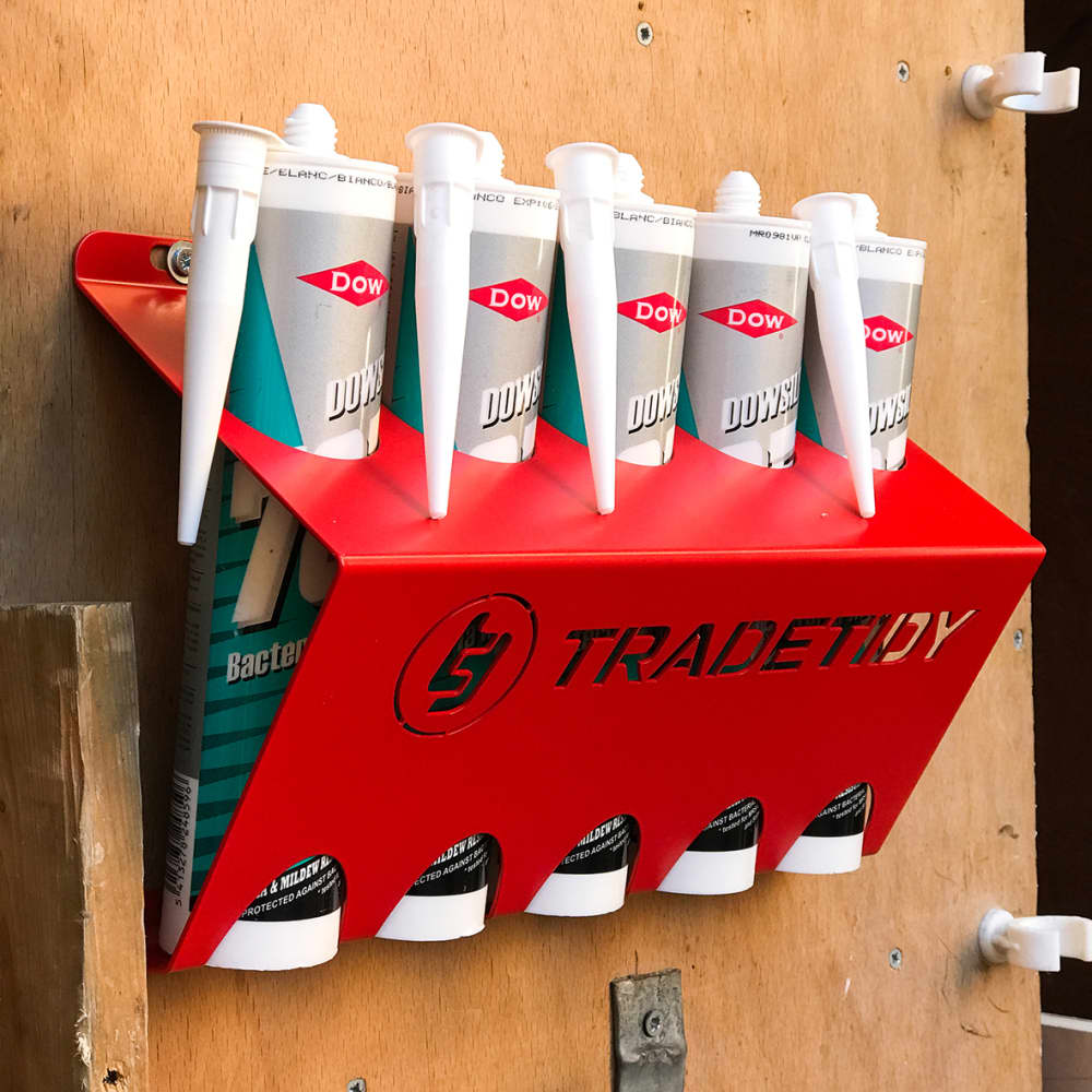 Trade Tidy Silicone Tube Holder - Red | IronmongeryDirect | Same Day ...