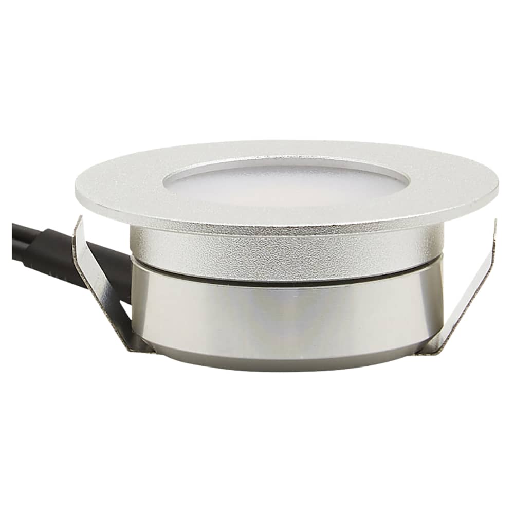 Forum Culina 1.2W LED Round Plinth Light - 4000K Cool White - Satin ...