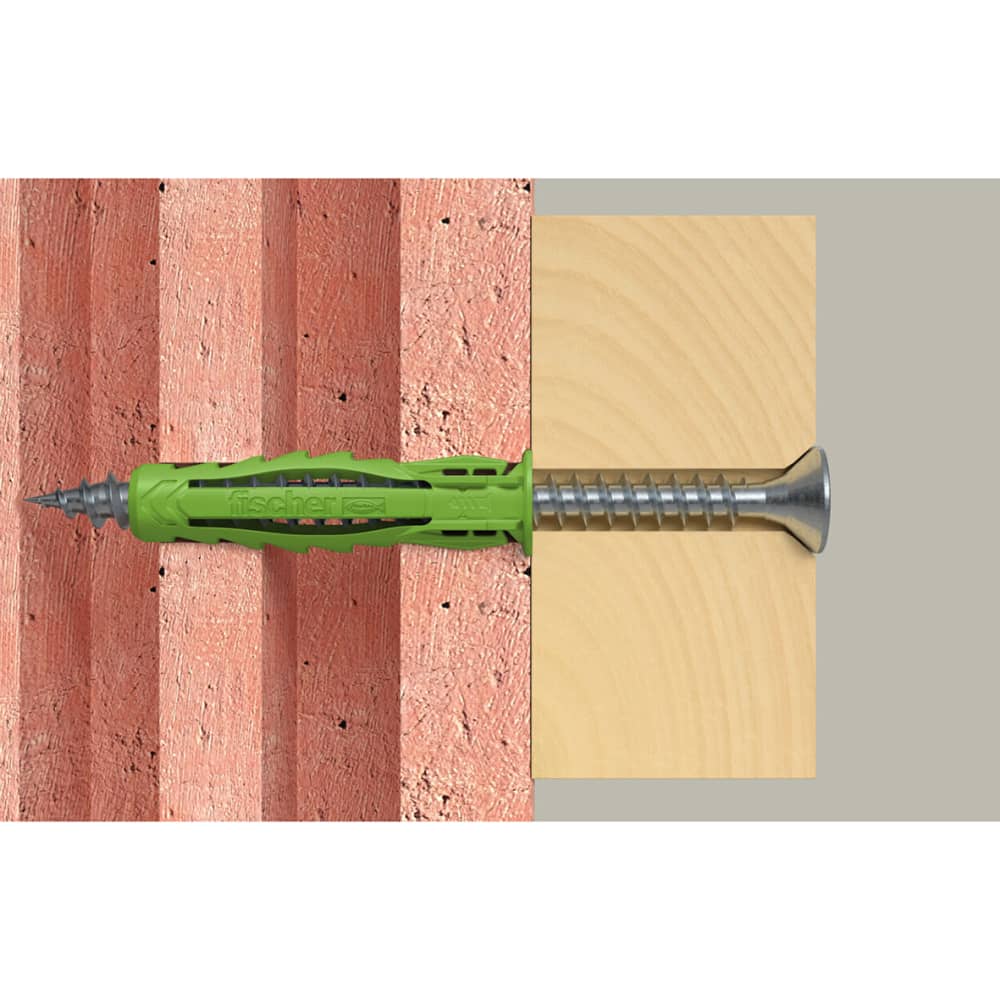 Fischer SX Plus Expansion High Quality Nylon Wall Plug - 6mm - Green ...