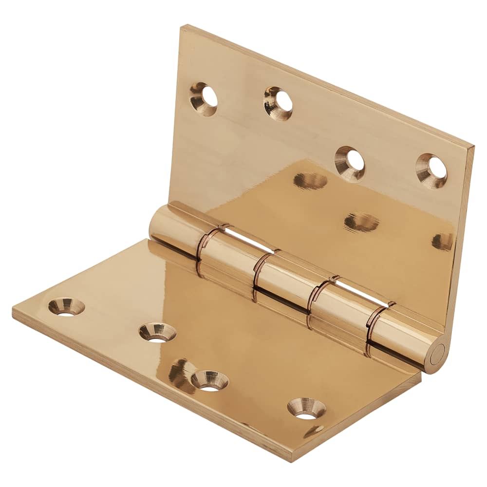 Jedo Brass Projection Hinge 102 x 125 x 3mm | IronmongeryDirect | Same ...