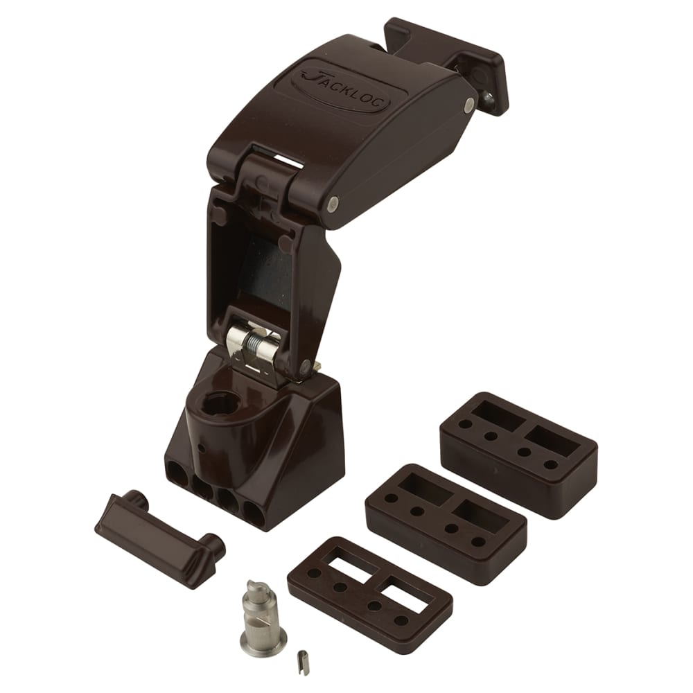 Jackloc Titan Permanent Folding Window Restrictor - Brown ...