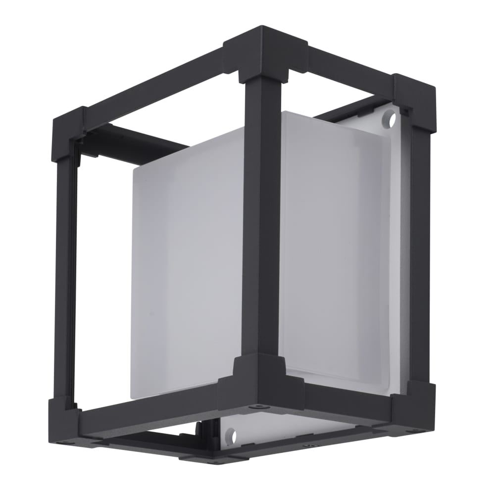 Altro 9W LED Cube Outdoor Up & Down Wall Light - IP54 - 3000K Warm ...