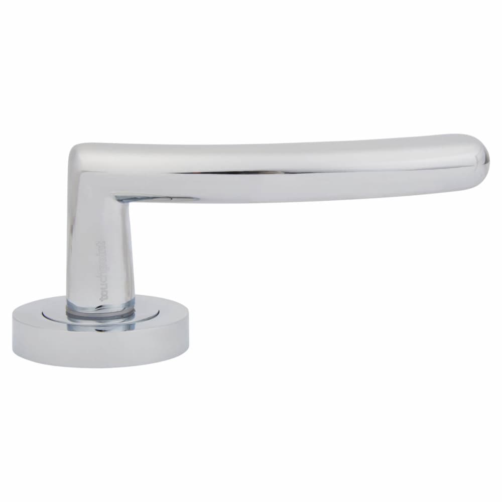 Touchpoint Carina Lever Door Handle on Rose - Polished Chrome ...