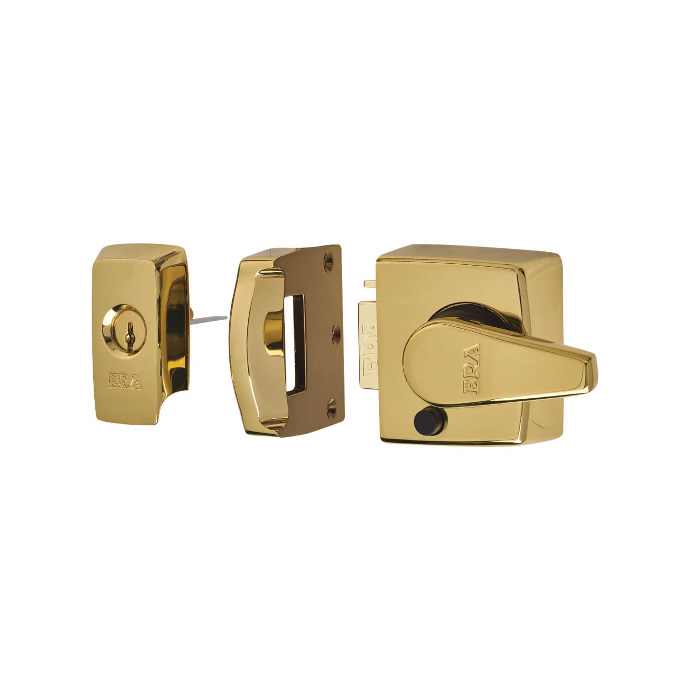 Keyless Egress ERA British Standard Nightlatch 60mm Polish Brass for ...