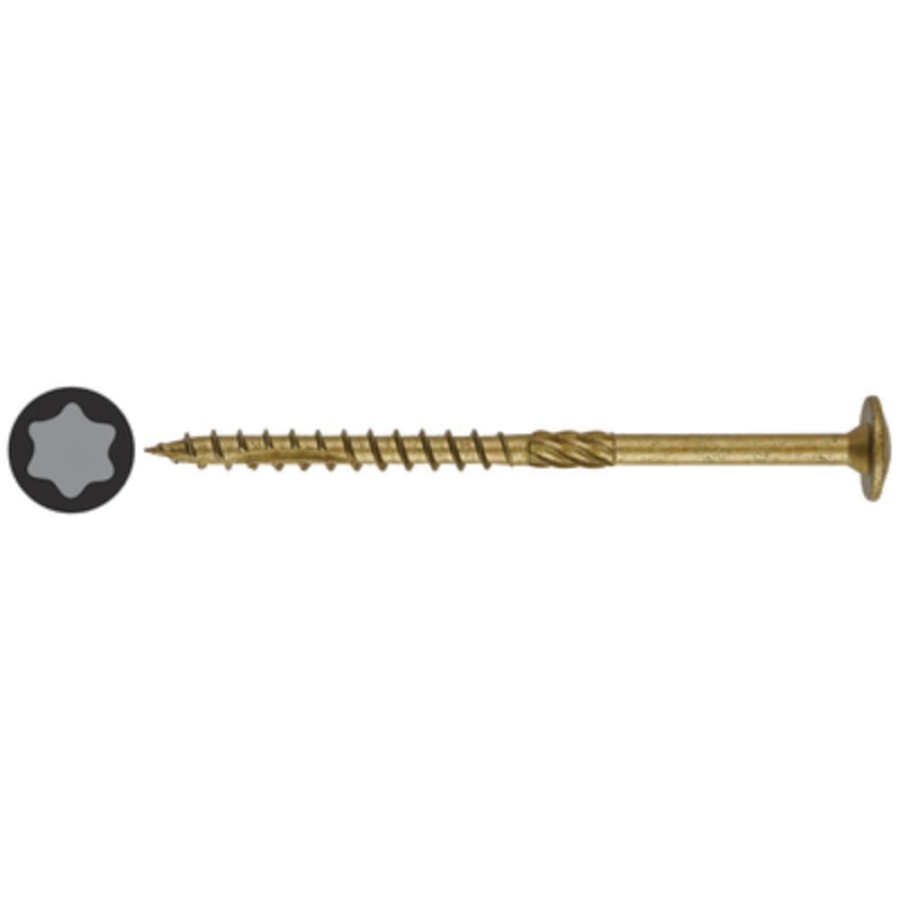 Reisser Timber Connector Screws - 6.0 x 100mm - Pack 25 ...