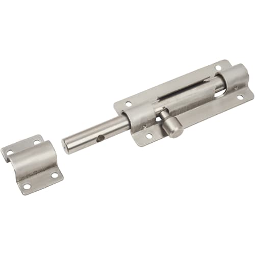 Heavy Duty Gate Padlock Barrel Bolt - Straight - 100mm Length ...