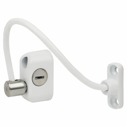 Cable Window Restrictor - White | IronmongeryDirect | Same Day Despatch