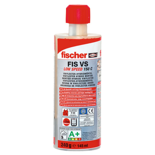 Fischer FIS VS 150 C Hybrid Vinylester Injection Mortar Resin - 145ml ...
