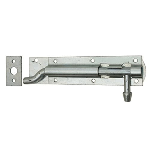 Traditional Tower Gate Bolt - Necked - 215mm Length - Zinc Plated ...
