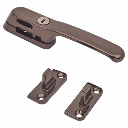 Fab & Fix Craftsman Locking Window Fastener - Reversible - Bronze ... Fab & Fix Craftsman Locking Window Fastener - Reversible - Bronze ...