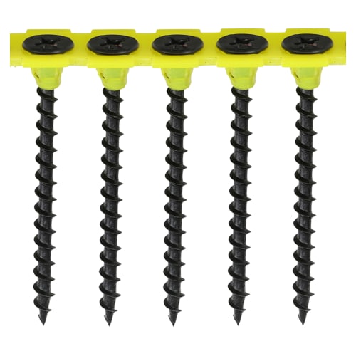 TIMCO Collated Coarse Thread Drywall Screws - 3.5 x 50mm - Black ...