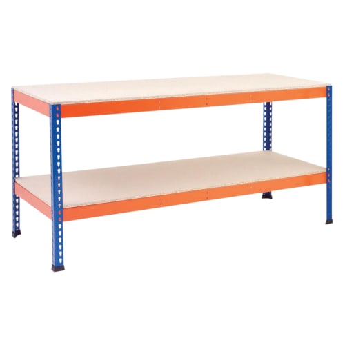 Rapid Racking 1 Commercial Heavy Duty Workbench - 915 x 1830 x 915mm ...