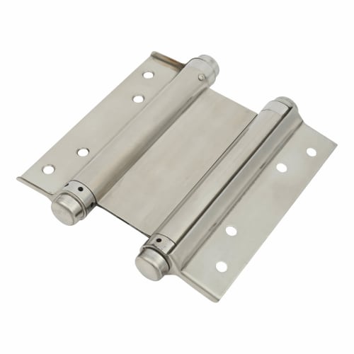 Double Action Self Closing Spring Hinge - 153mm Length - Polished ...