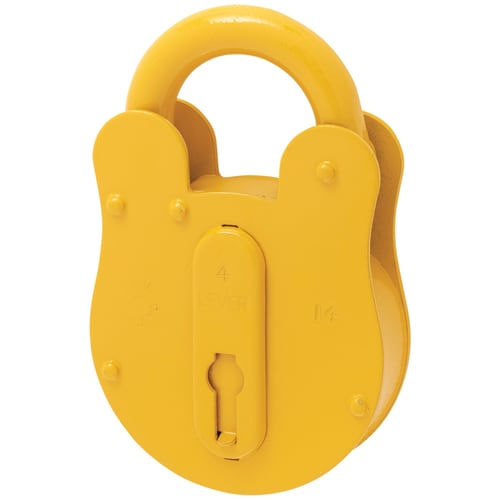 Fire Brigade FB14 Padlock - 63mm - Yellow | IronmongeryDirect | Same ...