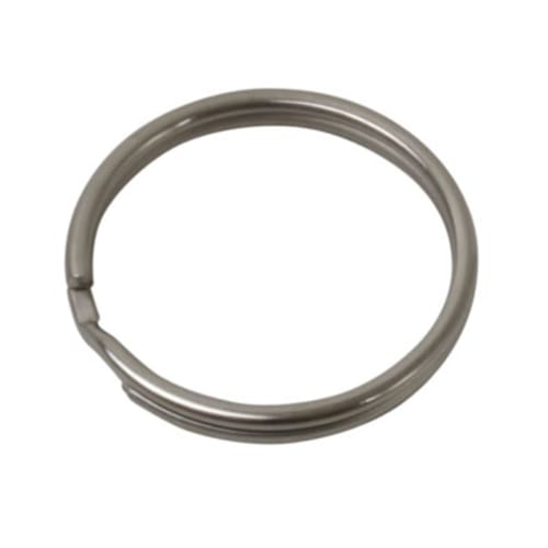 Key Ring Split Ring - 38mm - Nickel Plated - Pack of 50 ...