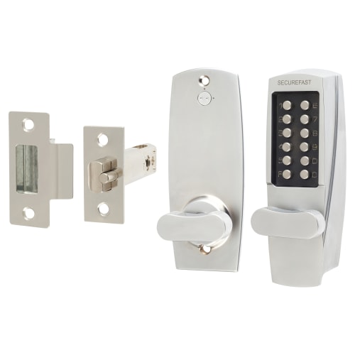 Securefast SBL700.S Push Button Code Lock and Latch - Holdback Option ...