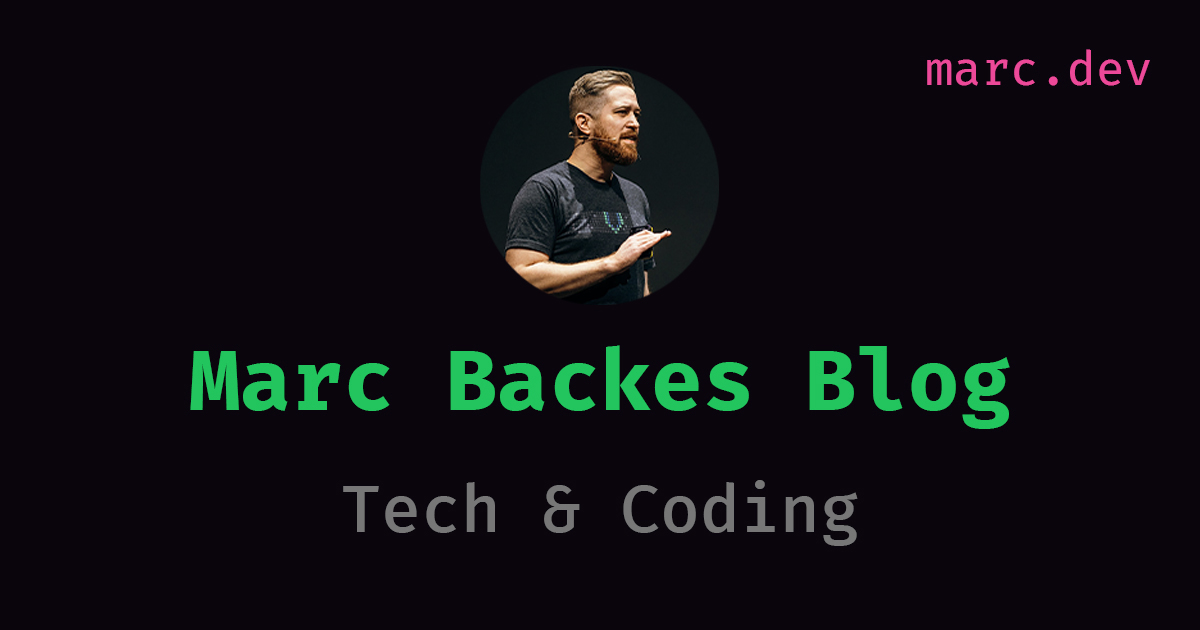 Marc Backes / Coding & Tech
