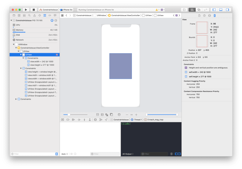 Solving Ambiguous Constraints Without Rerunning Your App Marcos Griselli