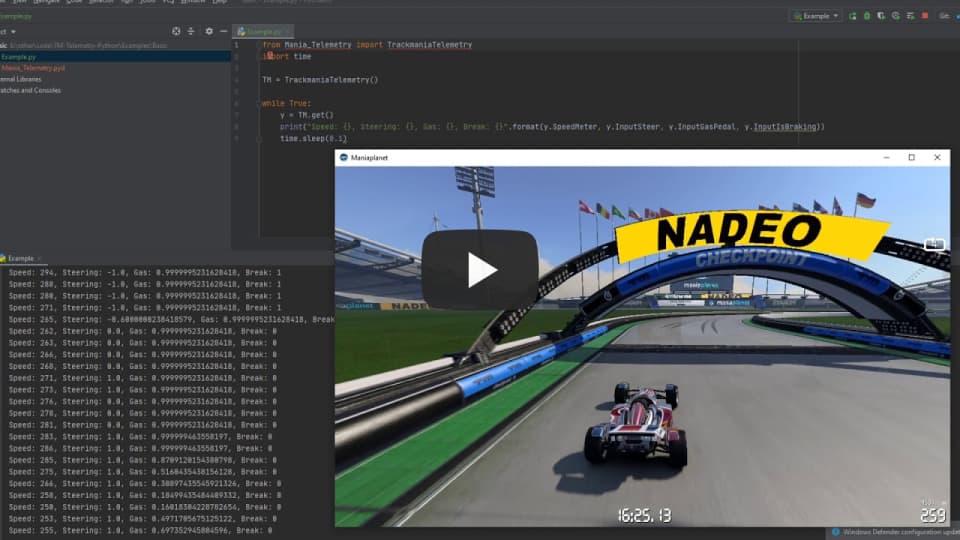 GitHub - jonese1234/TM-Telemetry-Python: Basic Trackmania Telemetry in ...