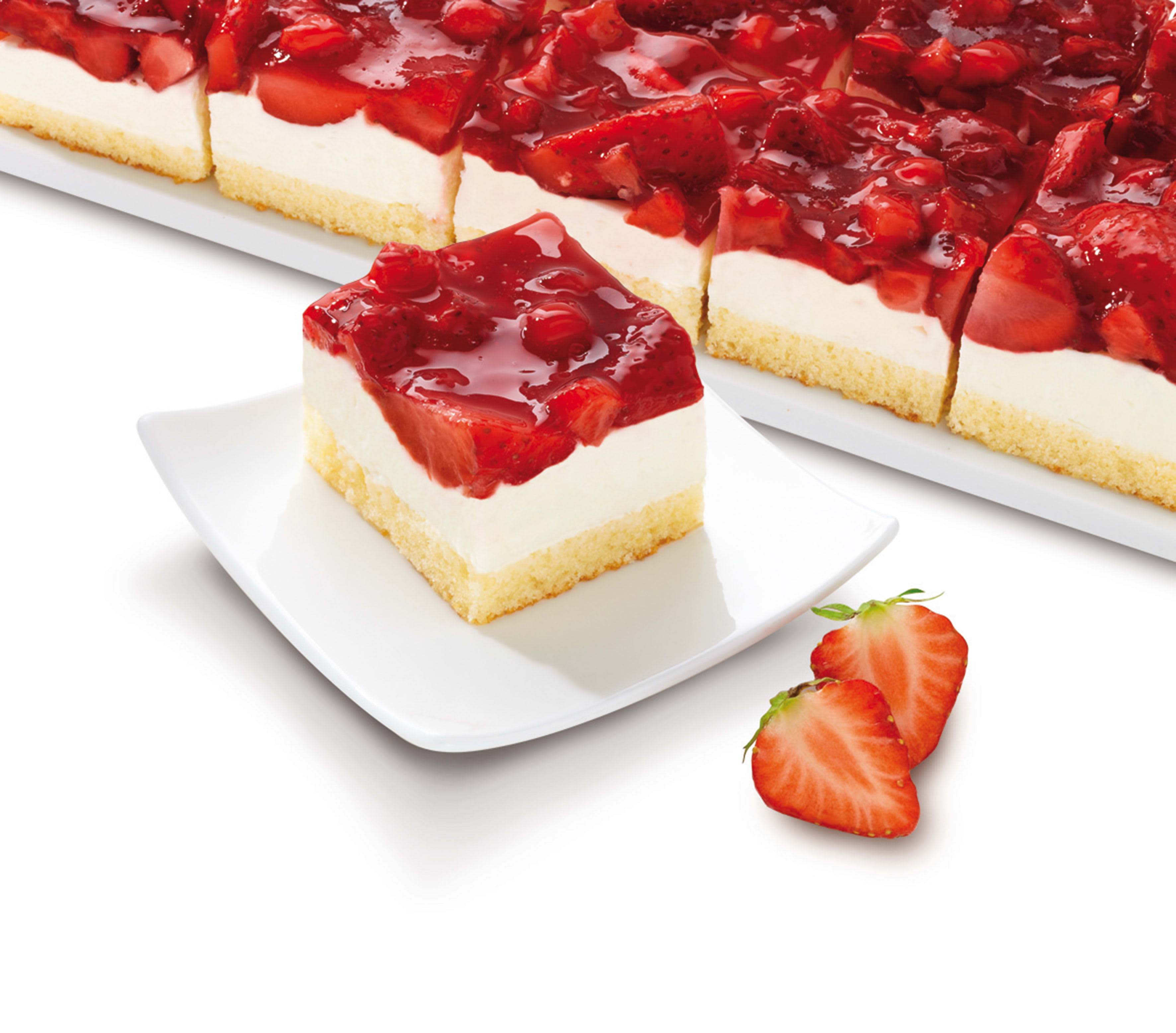 Strawberry Yoghurt Slices Oppd 24stk - 1350g Marexim