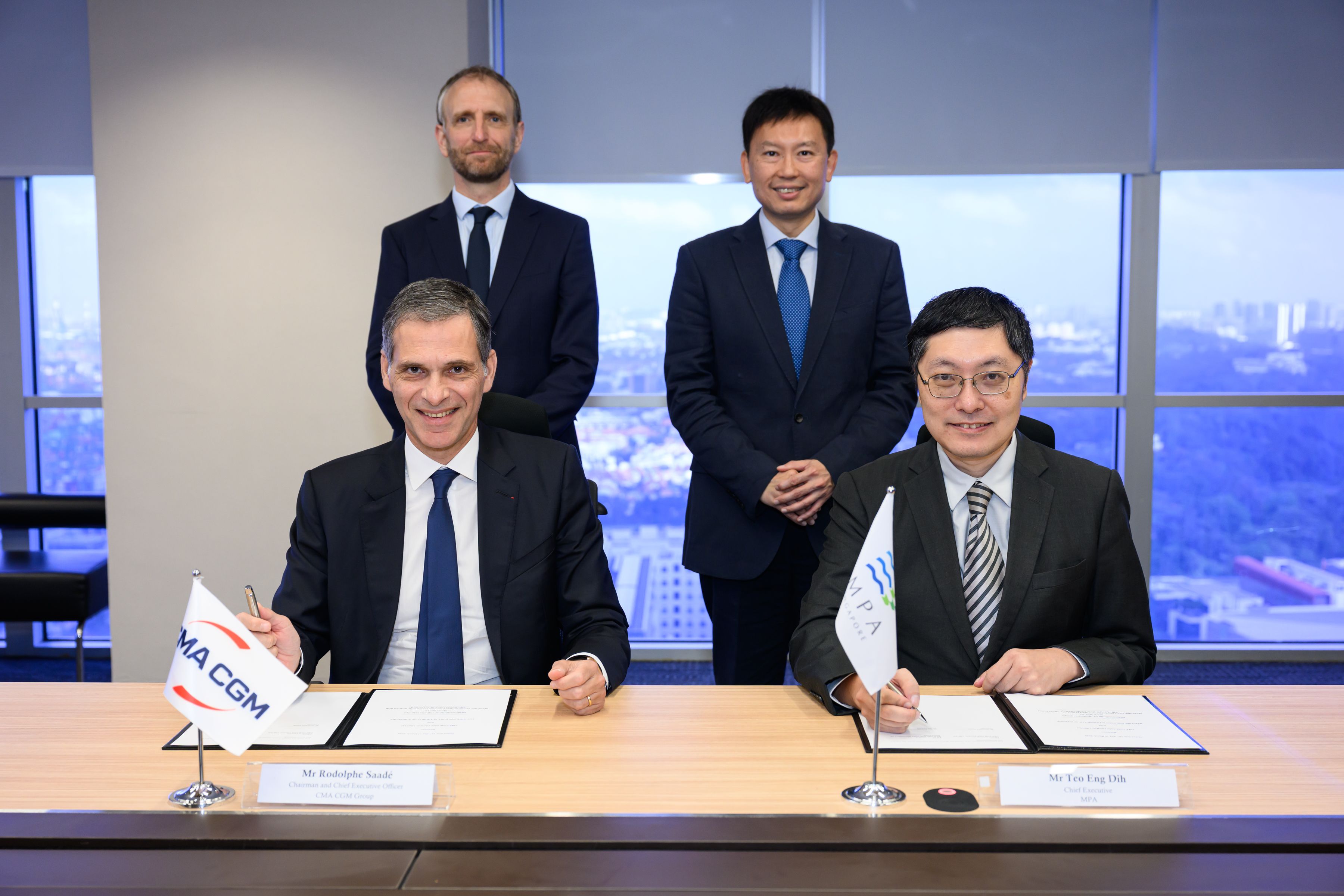 MPA and CMA CGM Sign MoU to Enhance Sustainable Shipping and Digital ...