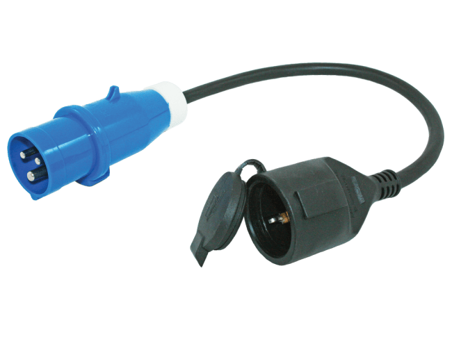 CEE Overgang Schuko Hun Til CEE Han Maritim Båtutstyr