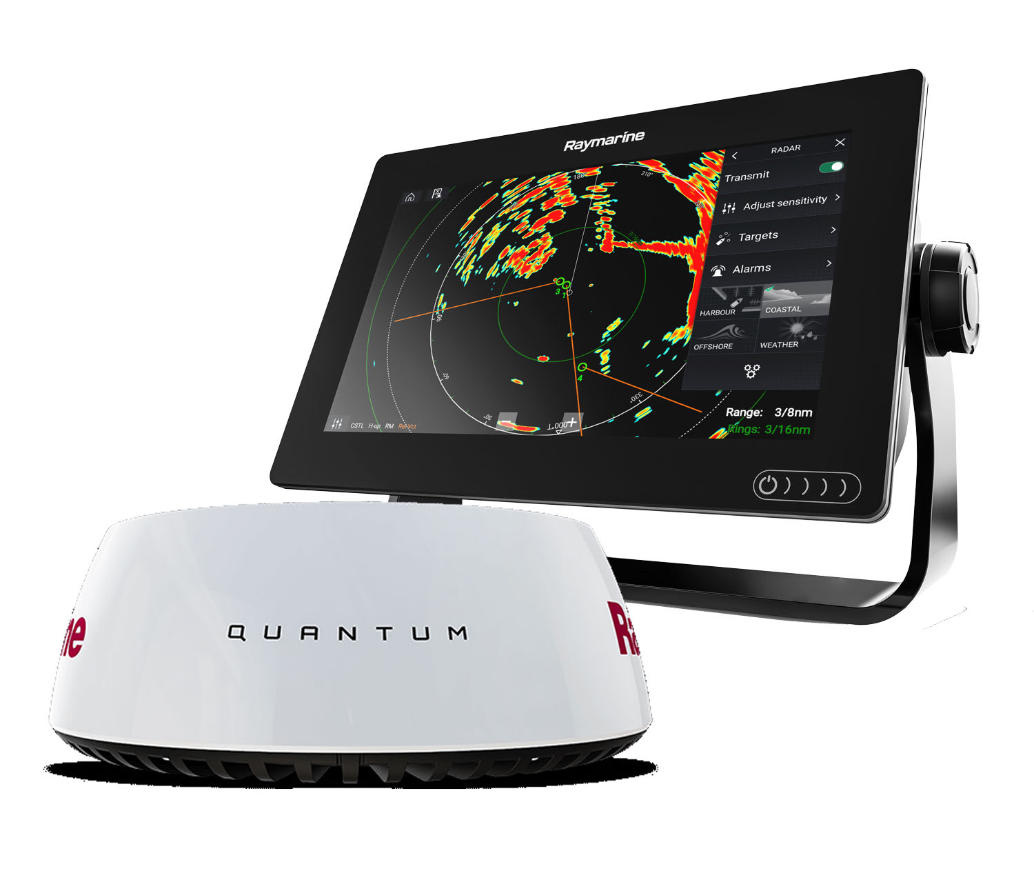 Raymarine Axiom 9 Kartplotter u/ekkolodd m/Quantum radar Maritim Båtutstyr
