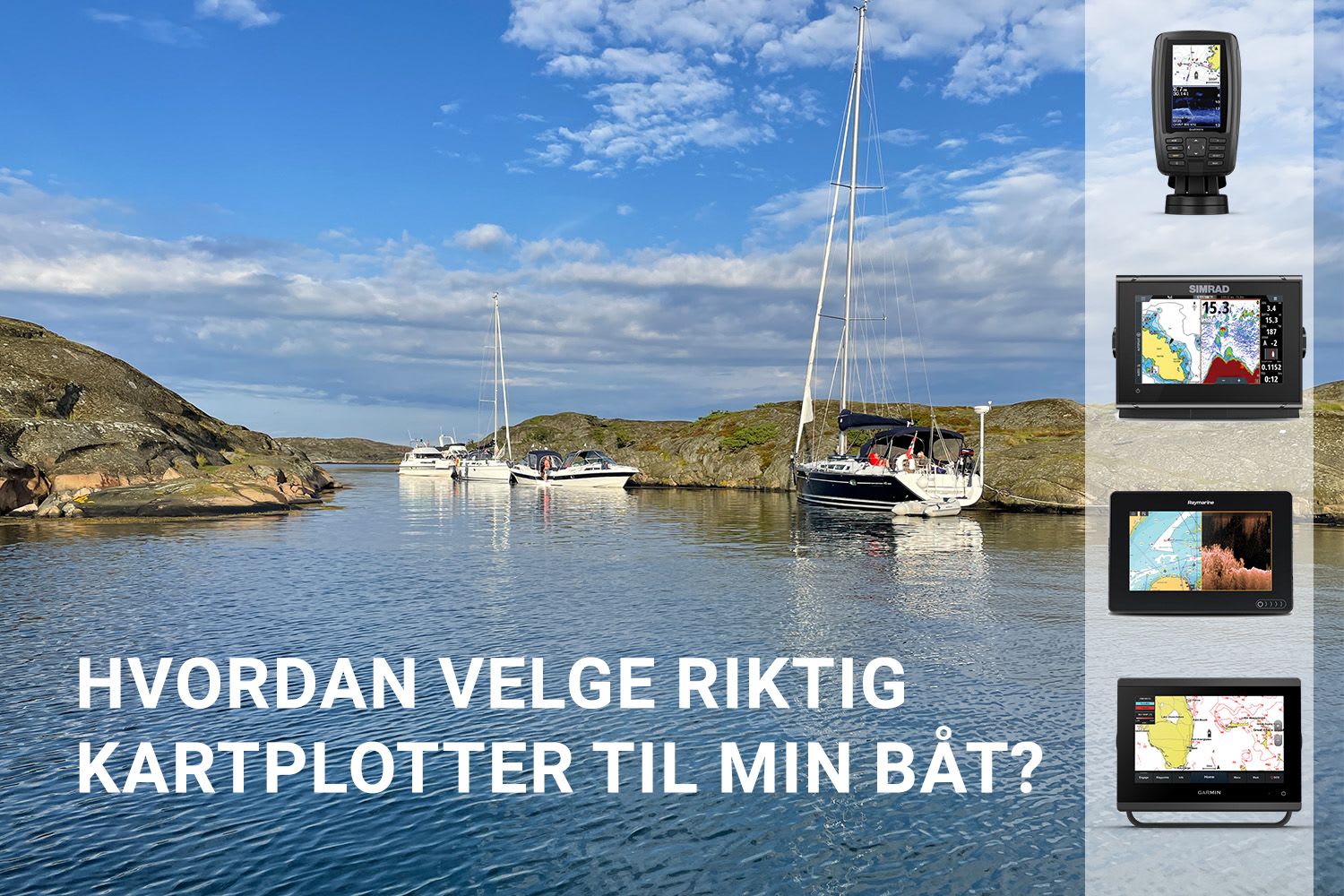 Kartplotter i båt Maritim Båtutstyr