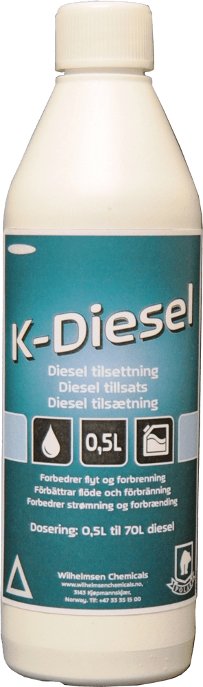Dieseltilsetning K-Diesel 0,5 liter Maritim Båtutstyr