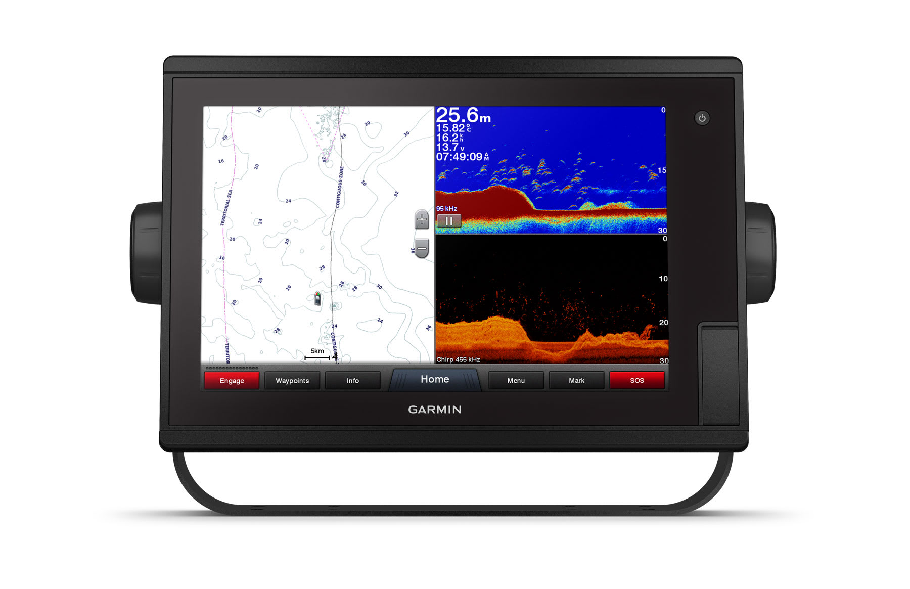 Garmin GPSMAP® 1222xsv Touch Maritim Båtutstyr