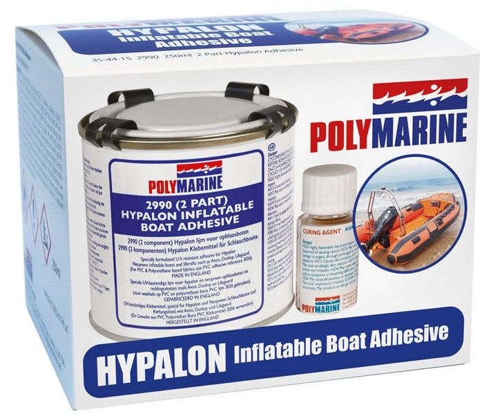 Polymarine Hypalon Adhesive-Lim hypalon 2-komponent 250ml Maritim Båtutstyr
