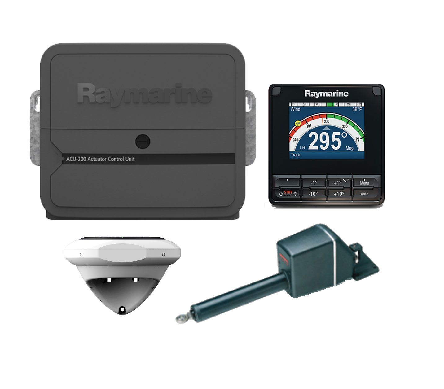 Raymarine Autopilot Evolution pakke seil mekanisk styring Maritim Båtutstyr